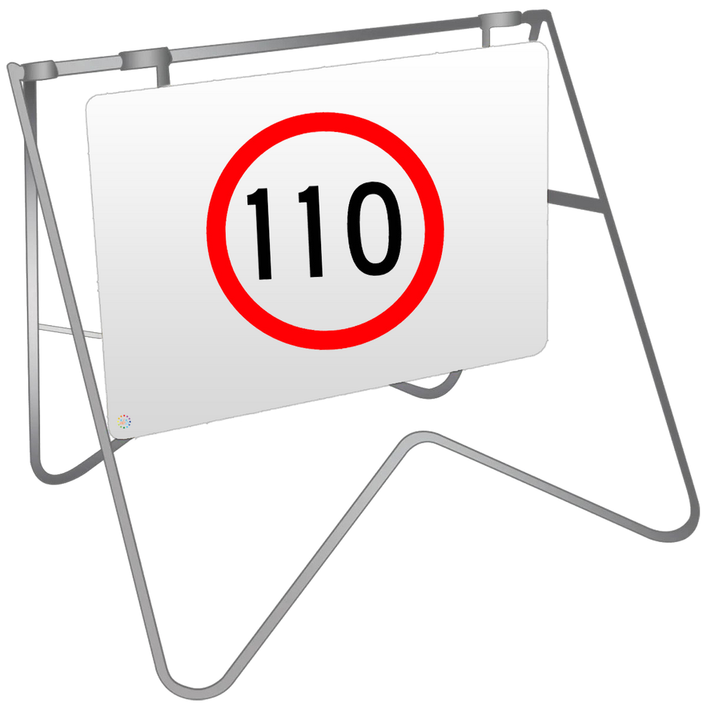 110KM Speed - Swing Stand & Sign | K2K Signs Australia