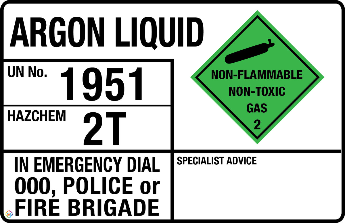 Argon Liquid Sign | K2K Signs Australia