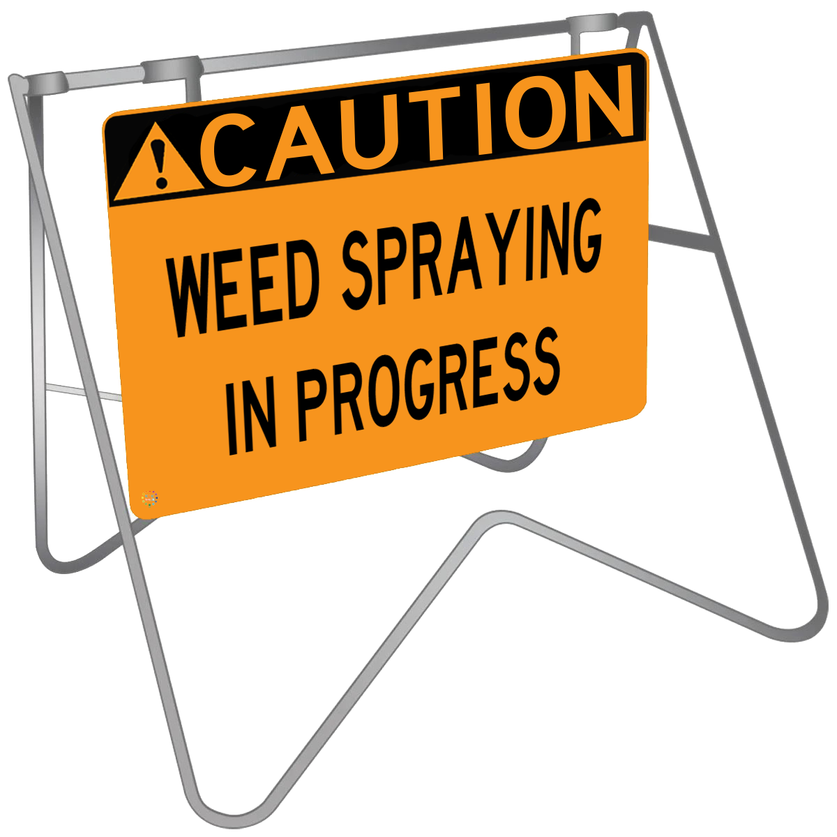 Caution Weed Spraying In Progress - Swing Stand & Sign | K2K Signs ...