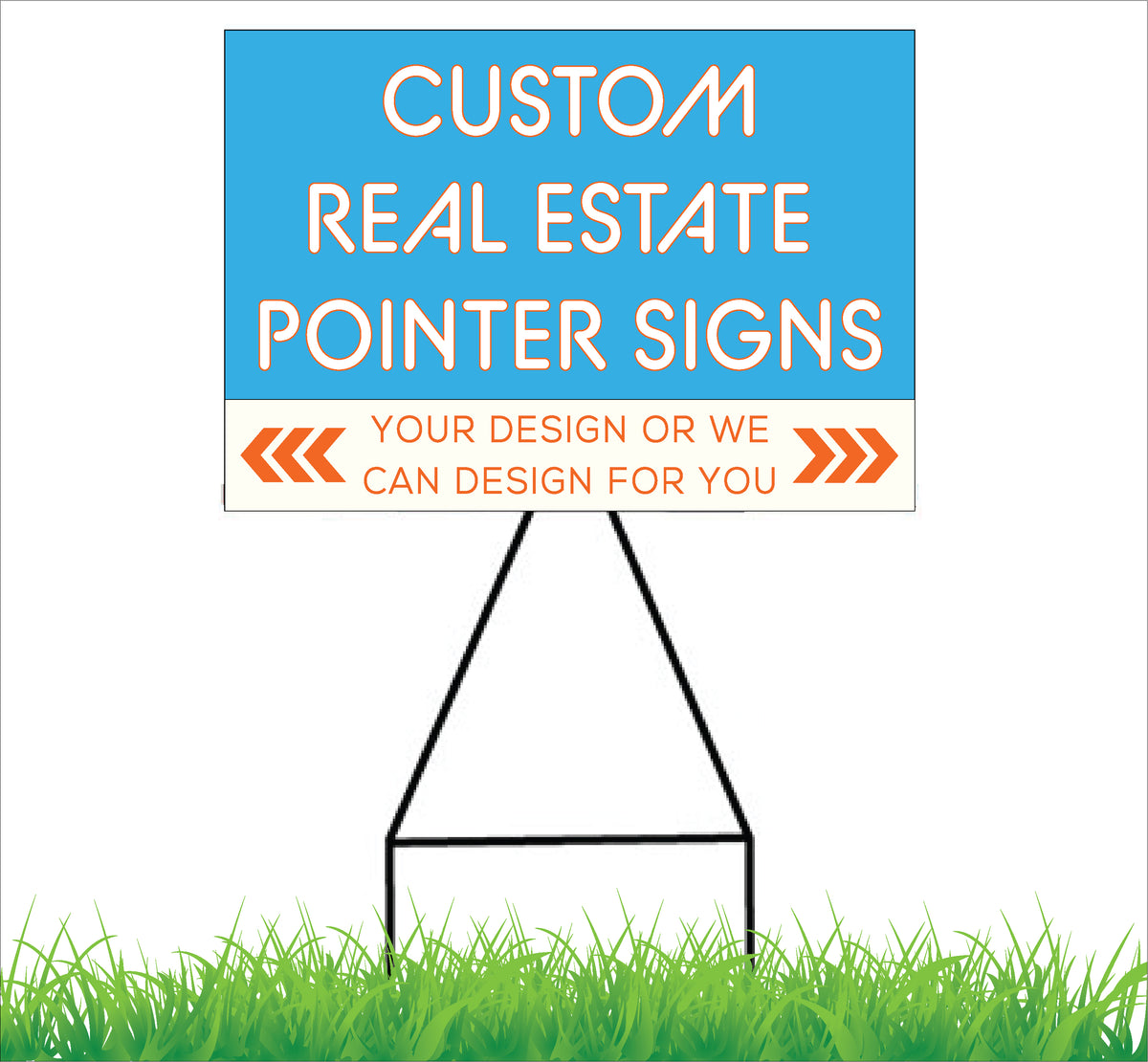 Custom Real Estate Open House Pointer & Lawn Sign | K2K Signs Australia
