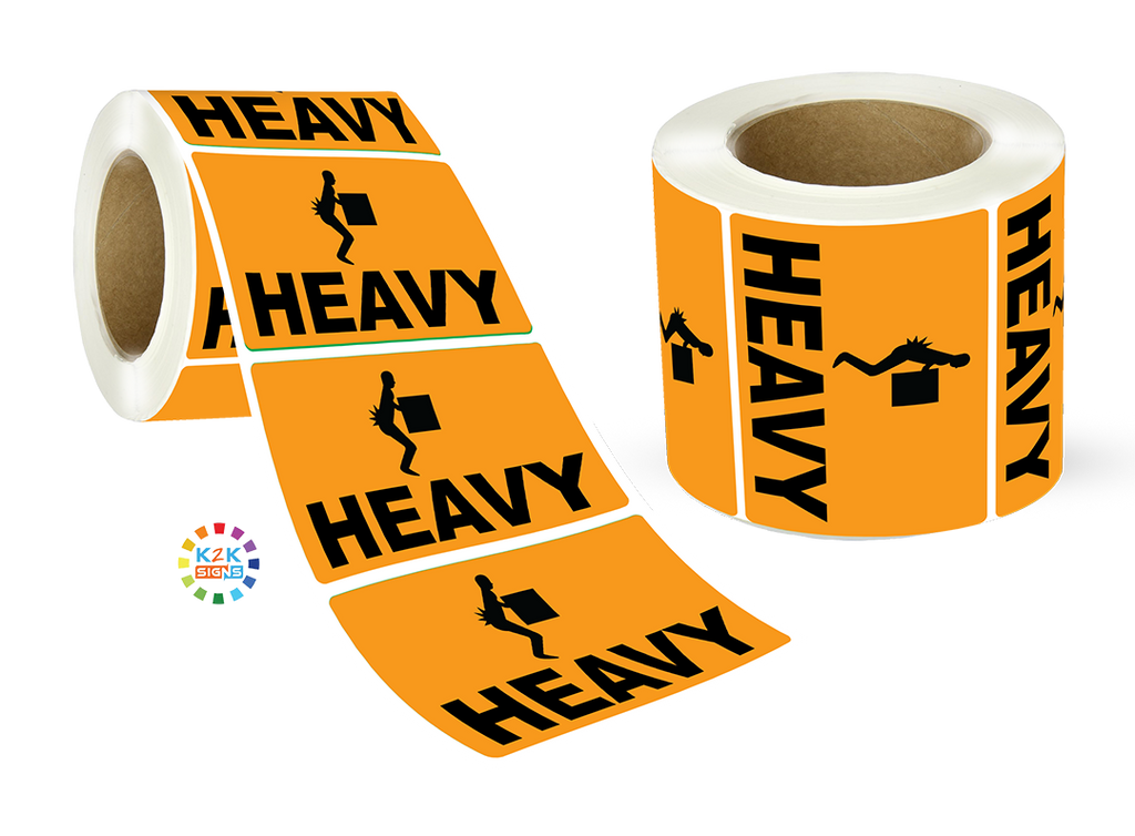 Heavy - Label Roll | K2K Signs Australia