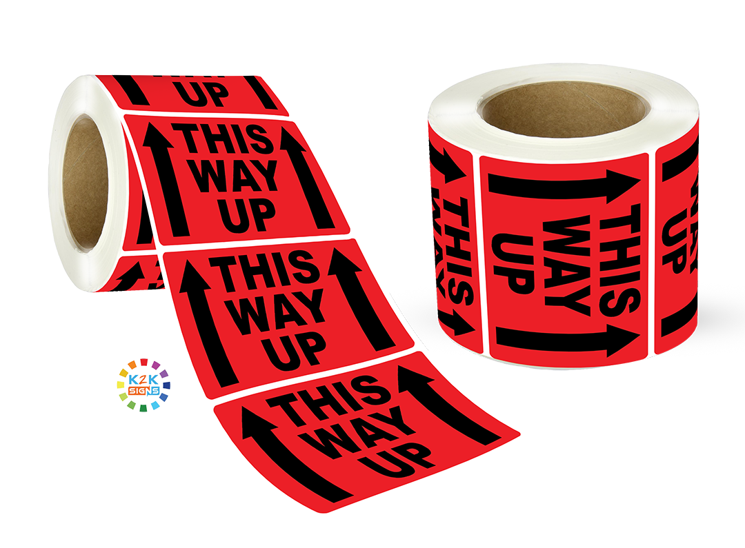 This way up - Label Roll | K2K Signs Australia