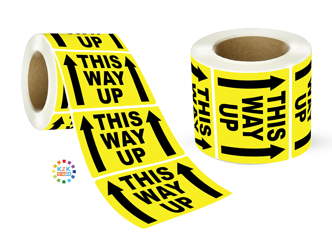 This way up - Label Roll | K2K Signs Australia