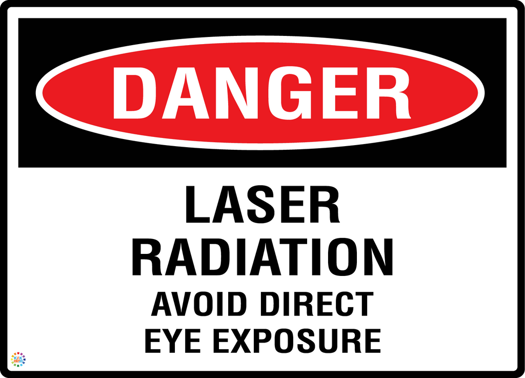 Danger - Laser Radiation - Avoid Direct Eye Exposure Sign | AS 1319 ...