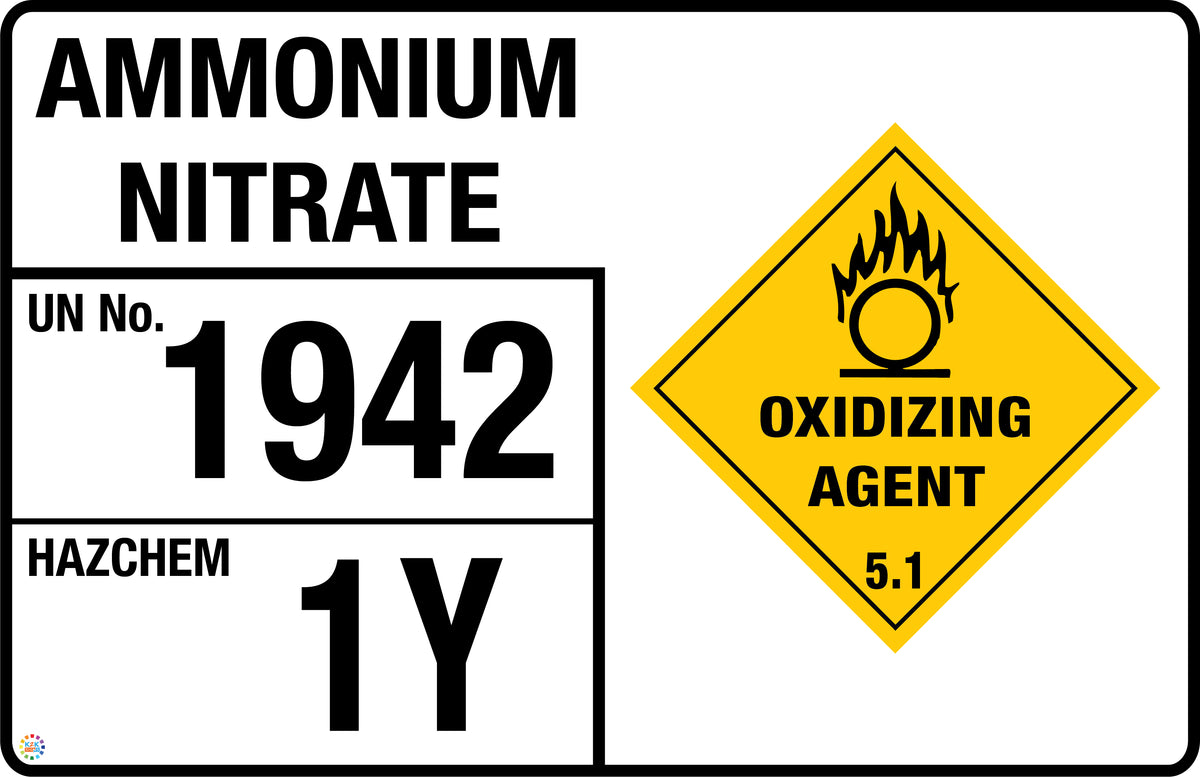Ammonium Nitrate Signage | K2K Signs Australia