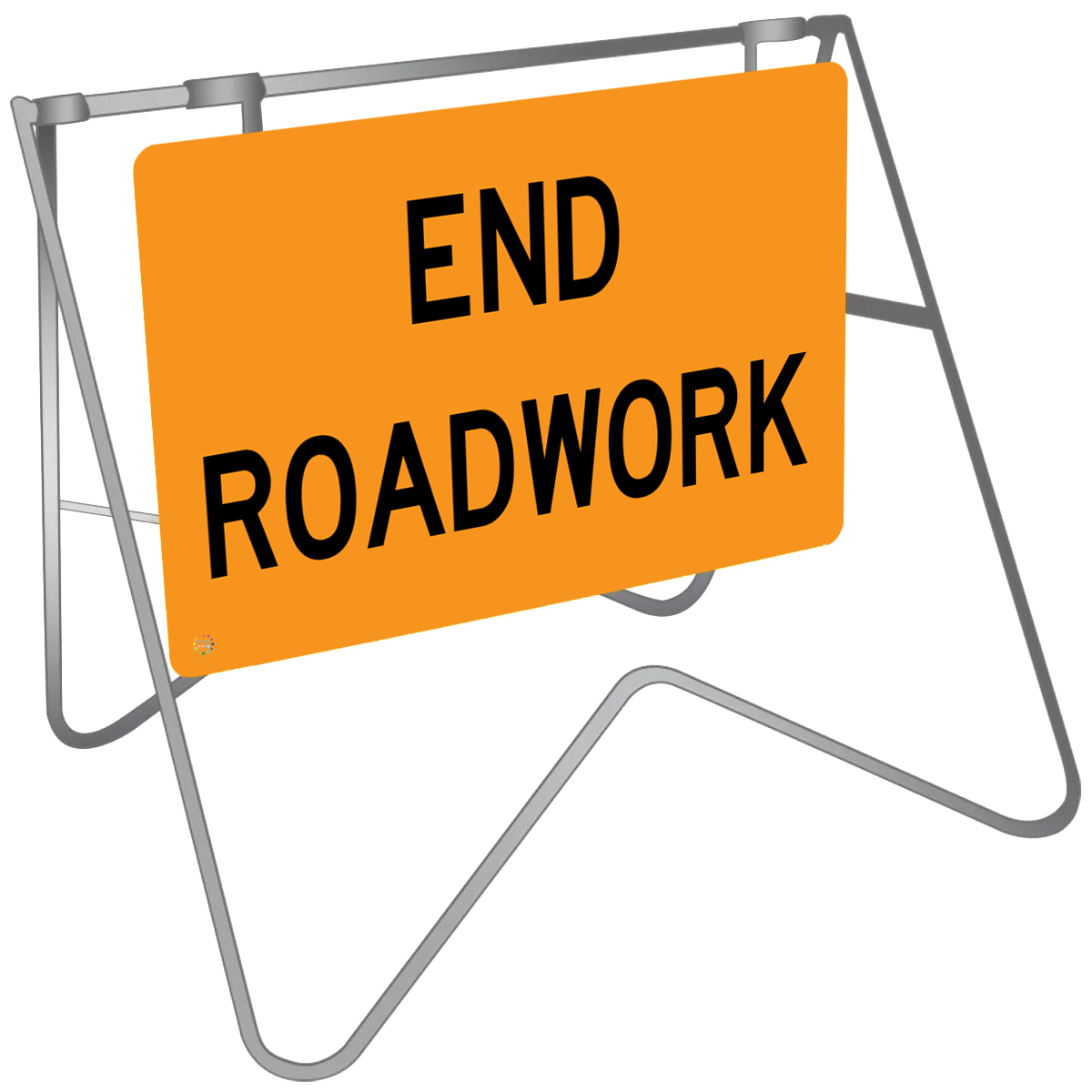 End Roadwork - Swing Stand & Sign | K2K Signs Australia