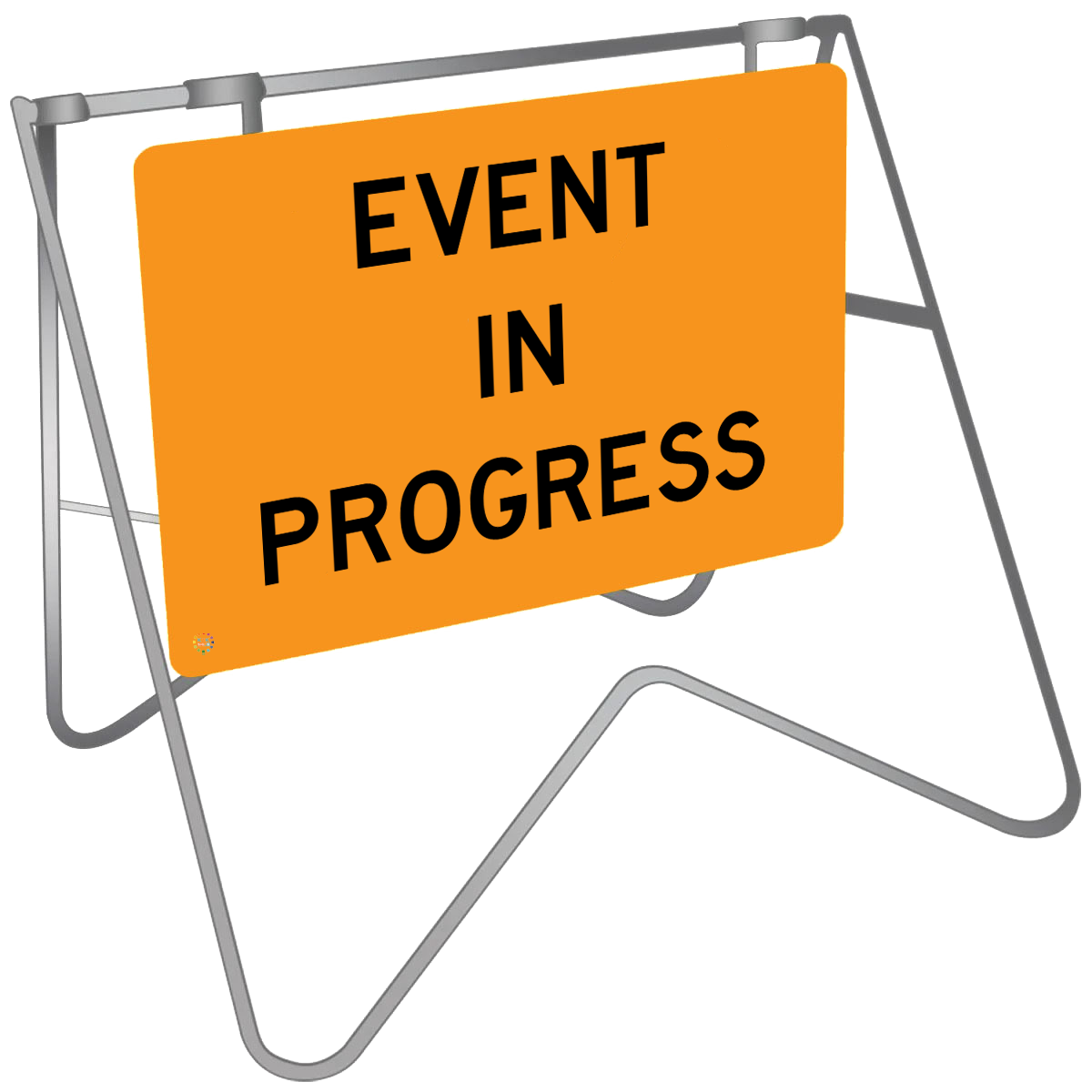 Event In Progress - Swing Stand & Sign | K2K Signs Australia