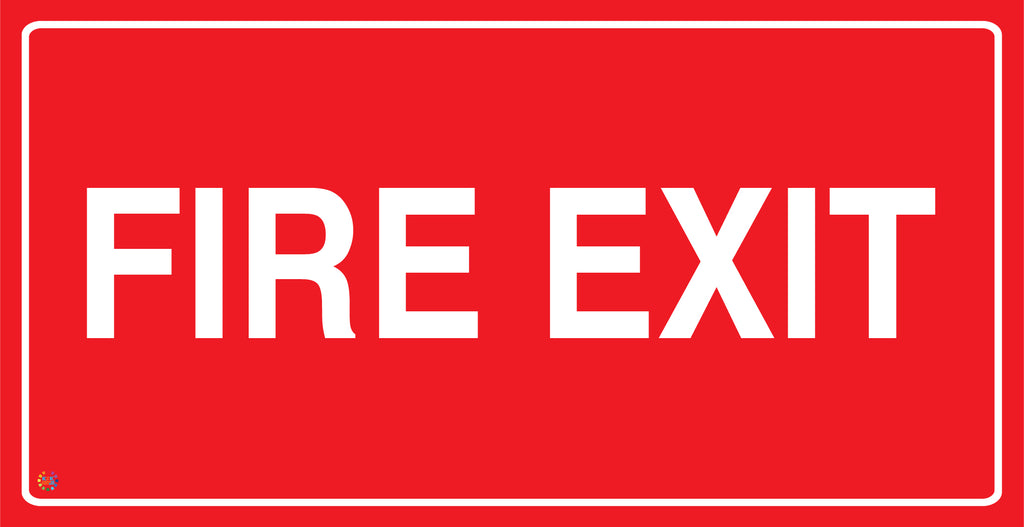 Fire Exit Sign | Emergency Fire Exit Signage | K2K Signs Australia