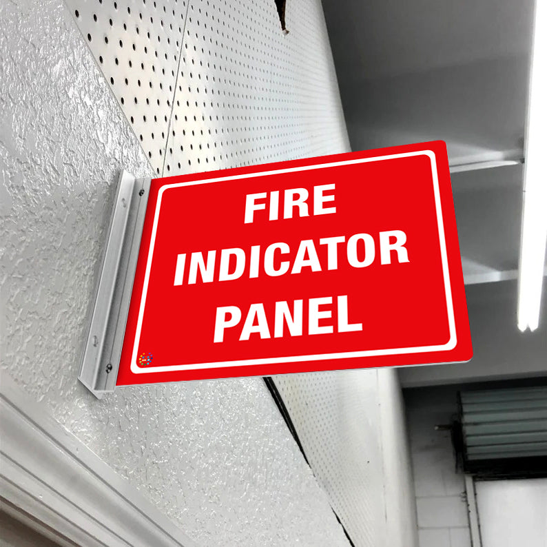 Fire Indicator Panel – Double-Sided Off-Wall Sign | K2K Signs Australia