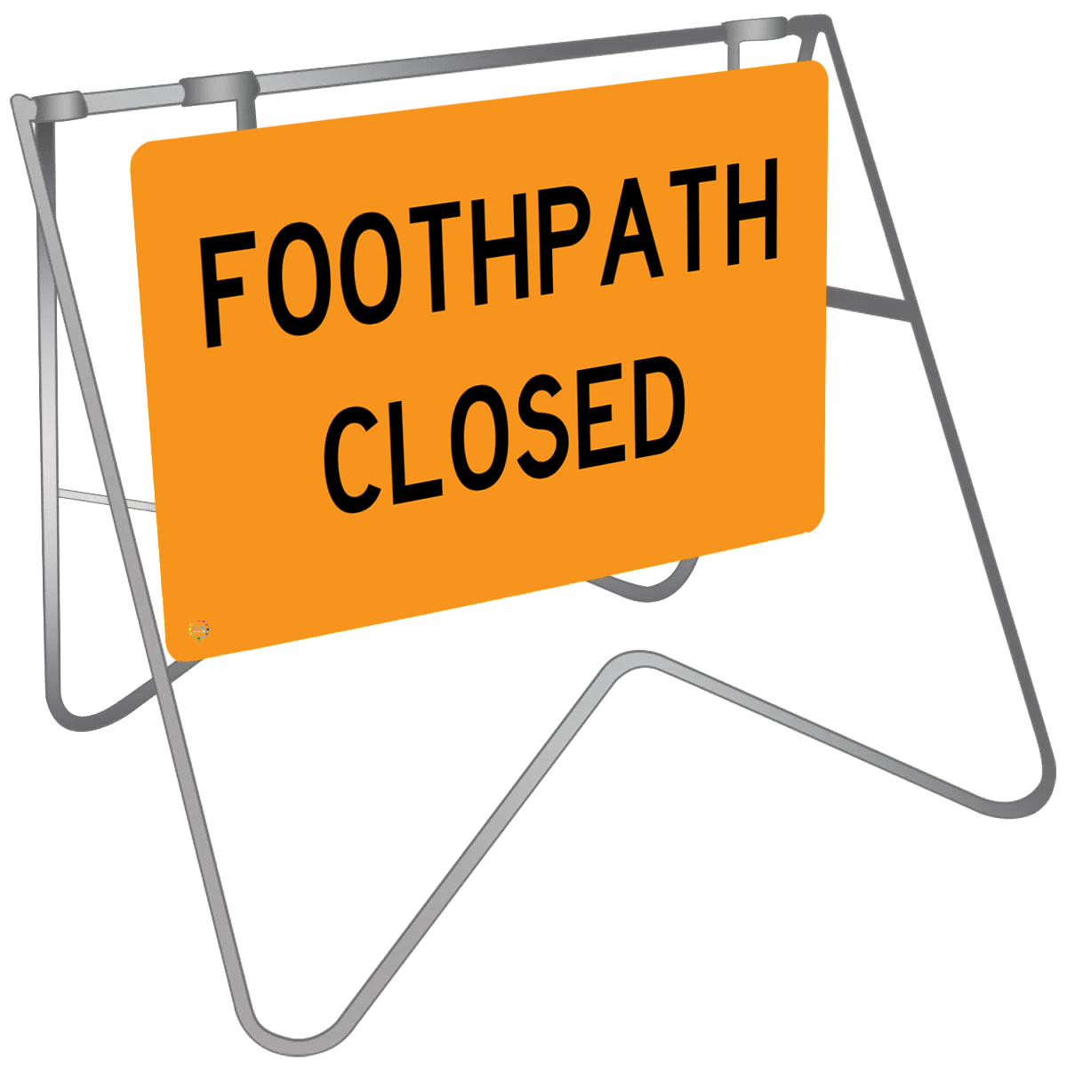 Footpath Closed - Swing Stand & Sign | K2K Signs Australia