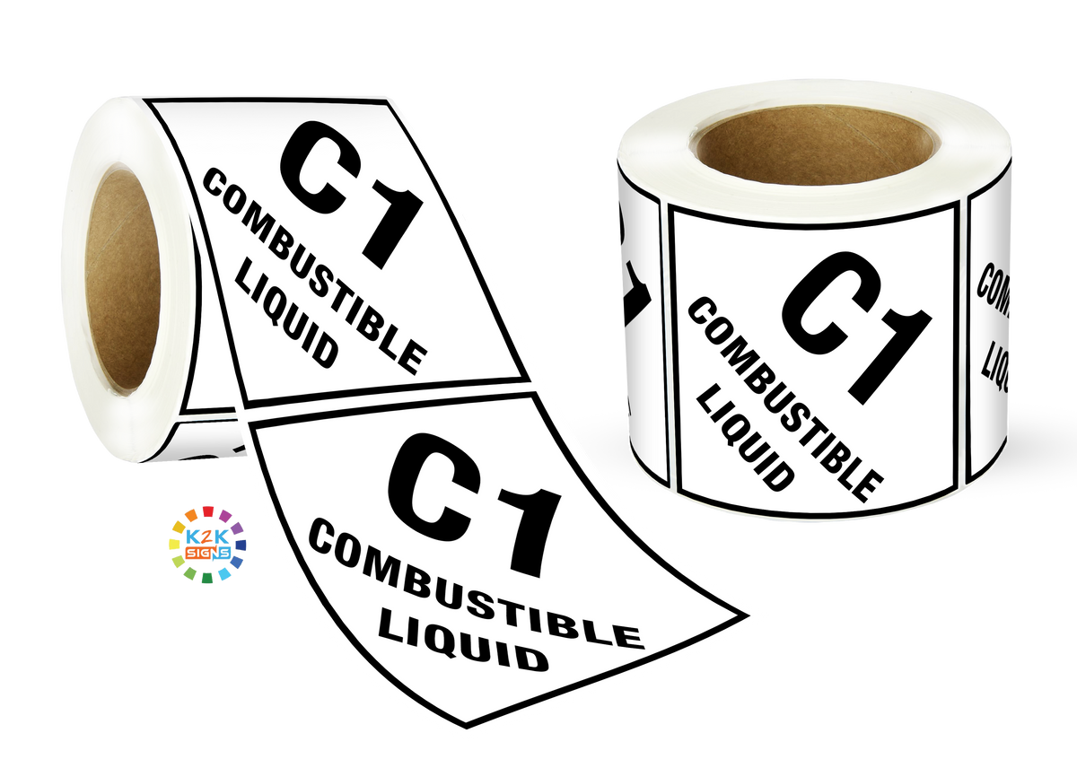 C1 - Combustible Liquid Sign | K2K Signs Australia