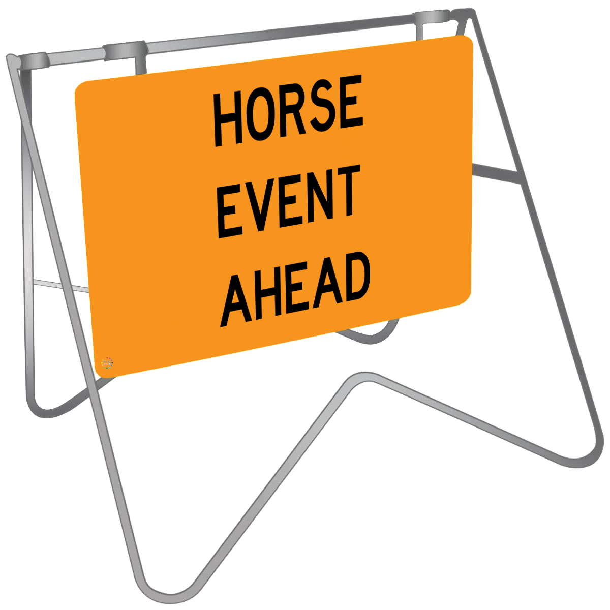 Horse Event Ahead - Swing Stand & Sign | K2K Signs Australia