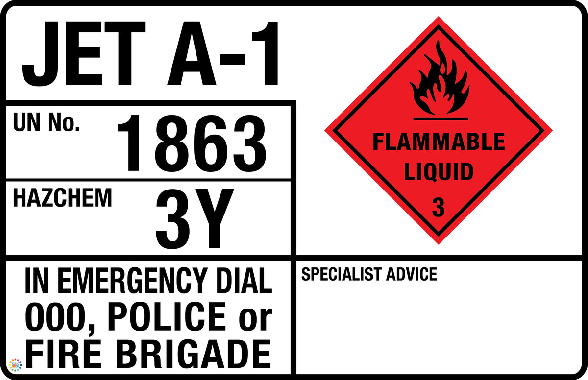 Jet A-1 Sign | K2K Signs Australia