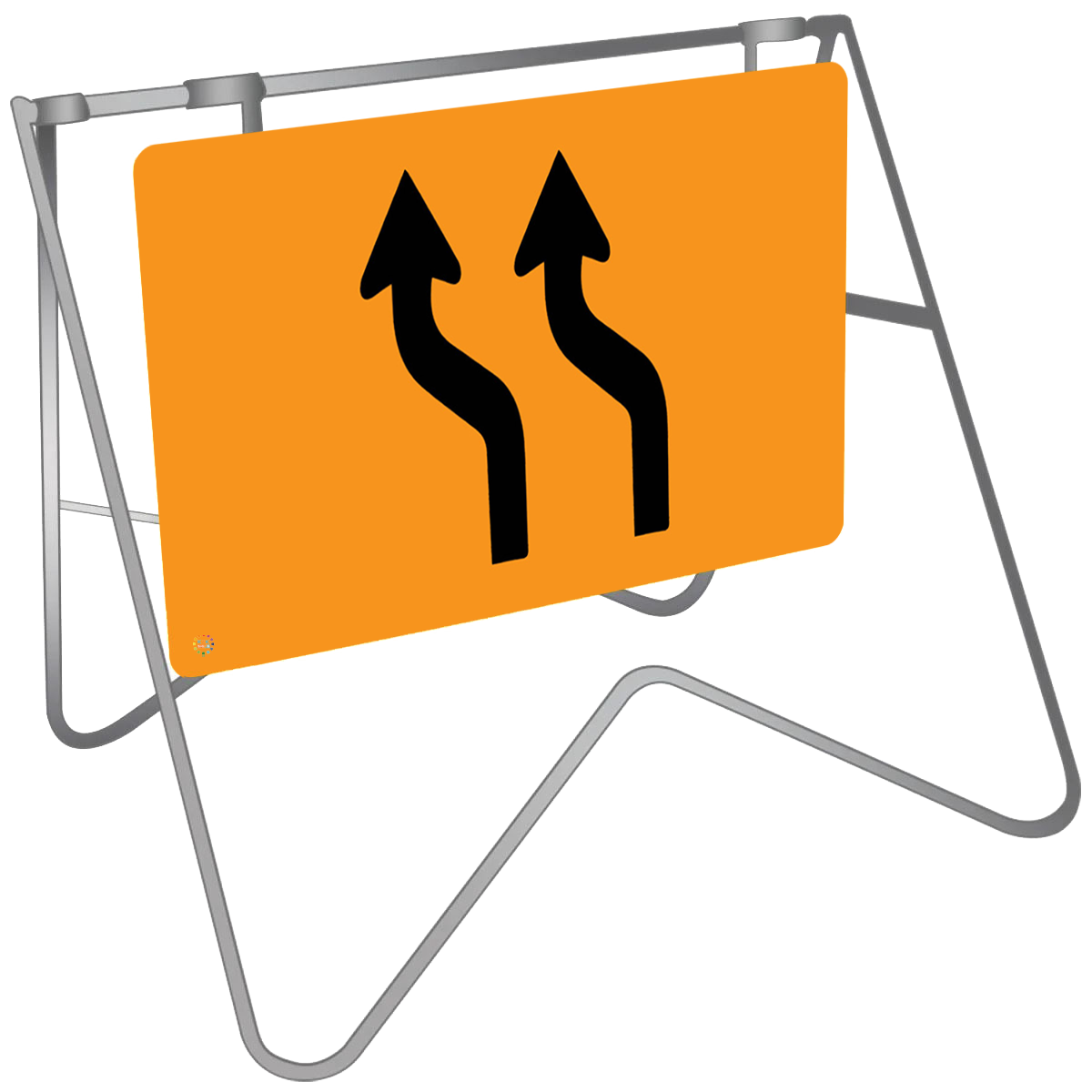 Lane Status Both Lanes Left Deviation - Swing Stand & Sign | K2K Signs ...