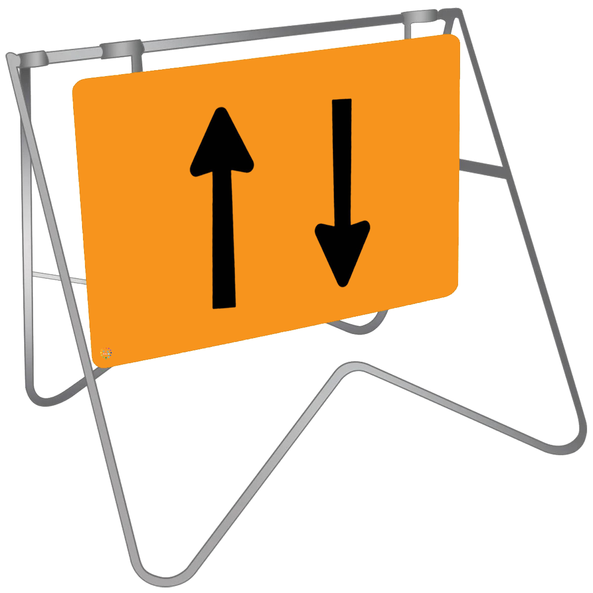 Lane Status Sign Both Lanes Open - Swing Stand & Sign | K2K Signs Australia