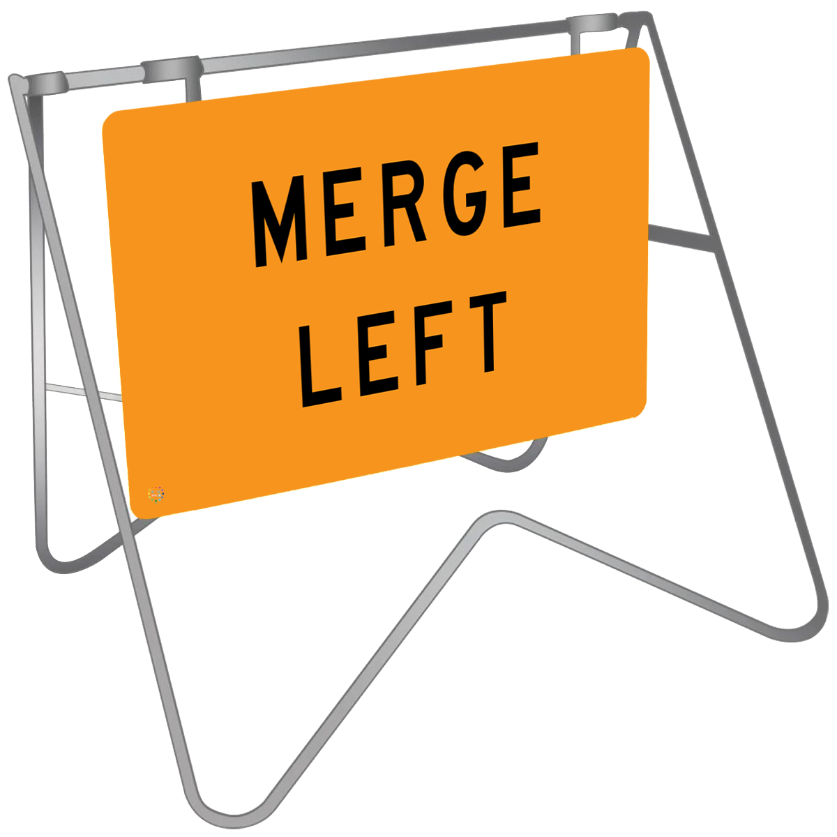 Merge Left - Swing Stand & Sign | K2K Signs Australia