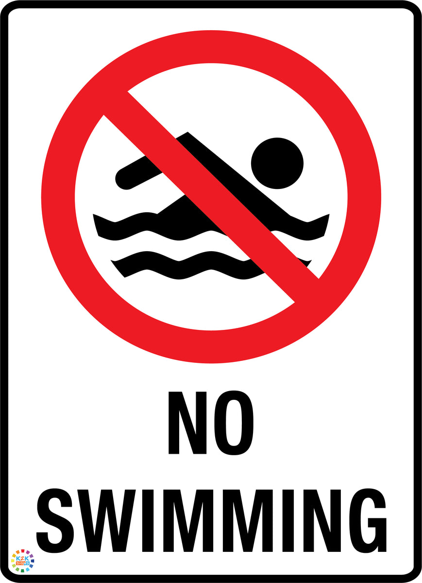 No Swimming Sign | K2K Signs Australia