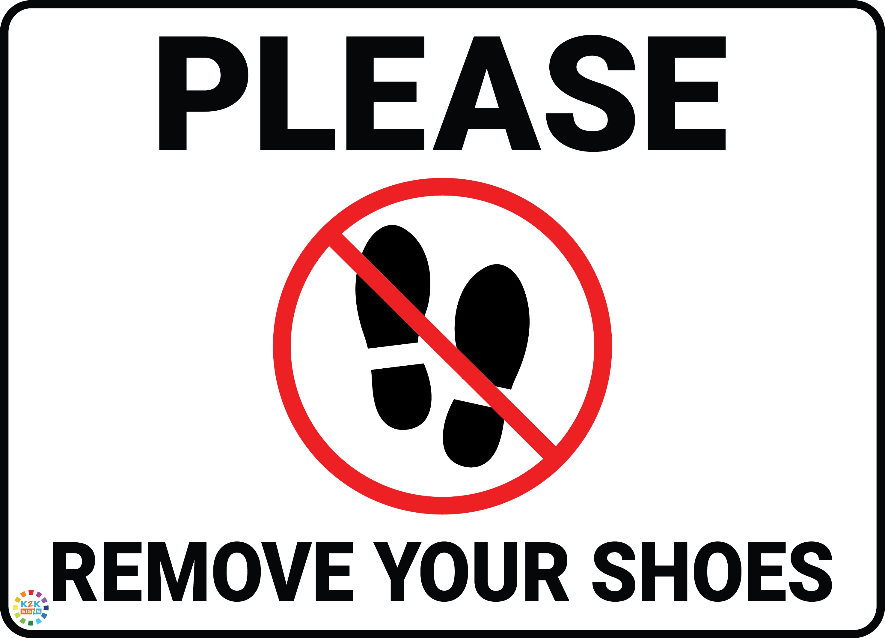 Please Remove Your Shoes Sign Poster Please Remove Your Shoes