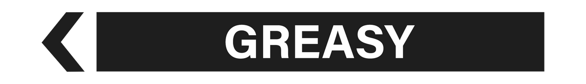 Greasy - Pipe Marker Labels – K2K Signs