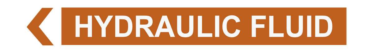 Hydraulic Fluid - Pipe Marker Labels – K2K Signs