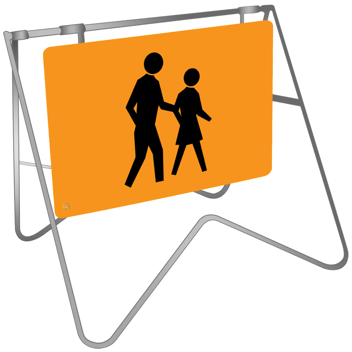 Pedestrians Picto - Swing Stand & Sign | K2K Signs Australia