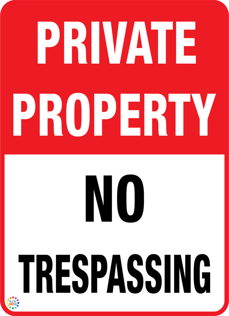 Private Property Signs | Keep Out & No Trespassing Signs Australia ...