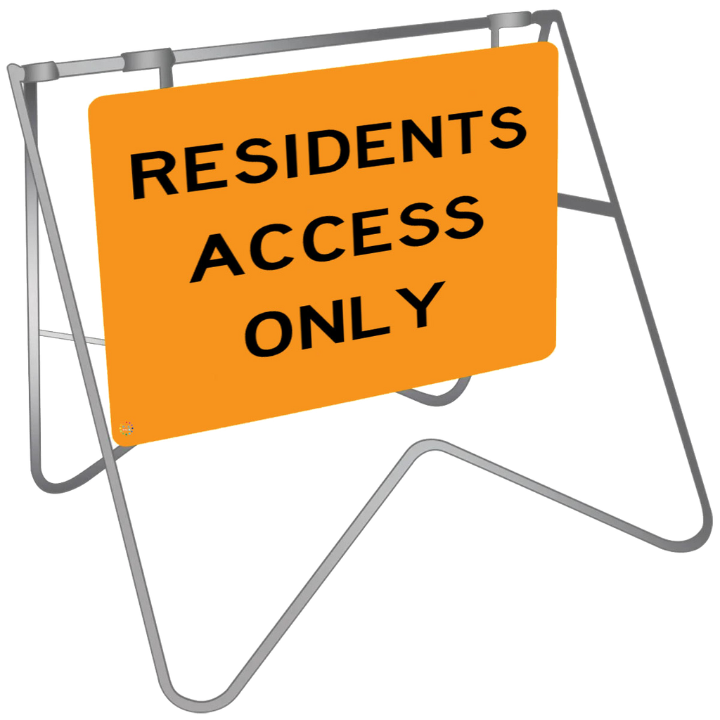 Residents Access Only - Swing Stand & Sign | K2K Signs Australia