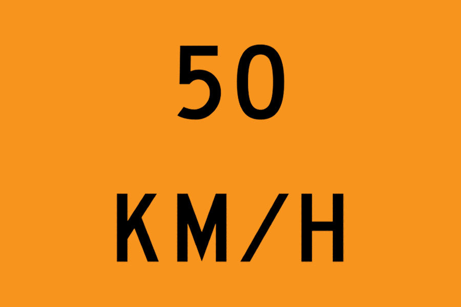 50 KM/H Sign | K2K Signs Australia