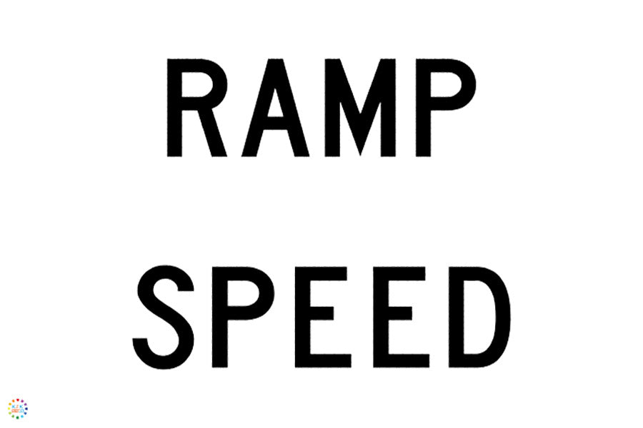 Ramp Speed Sign | K2K Signs Australia