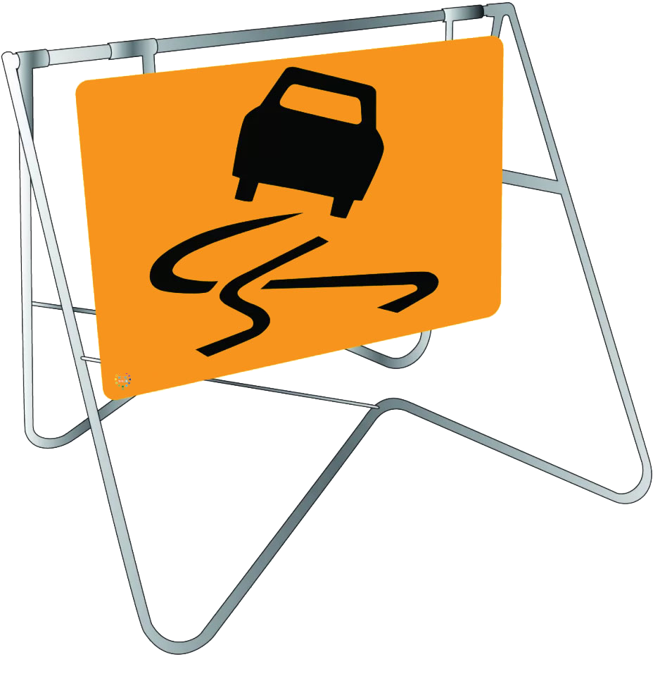Slippery Surface - Swing Stand & Sign | K2K Signs Australia