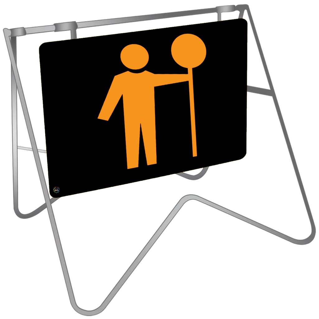 Symbollic Lollipop Man - Traffic Controller - Swing Stand & Sign | K2K ...