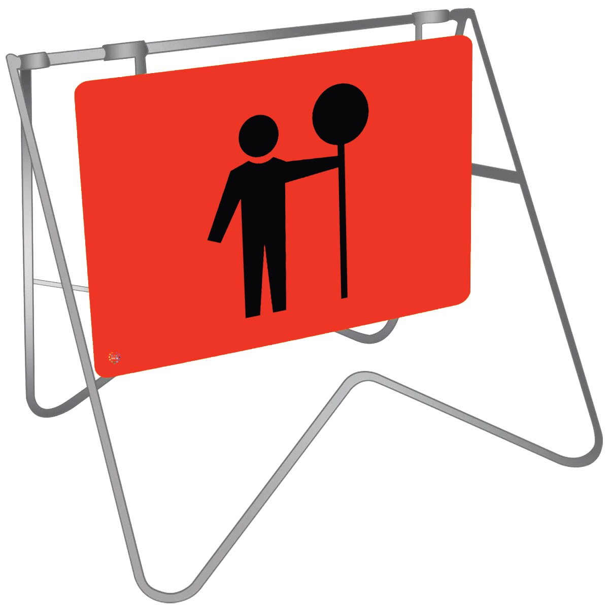 Symbollic Lollipop Man - Traffic Controller Sign - Swing Stand & Sign ...