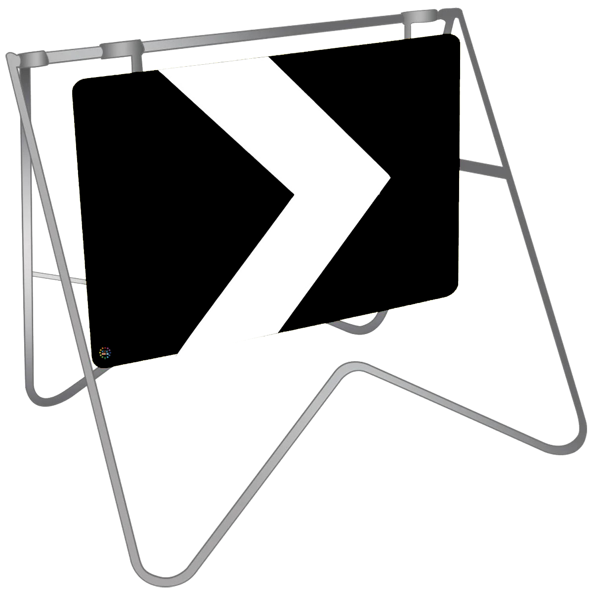 Temporary Hazard Chevron Marker - Swing Stand & Sign | K2K Signs Australia