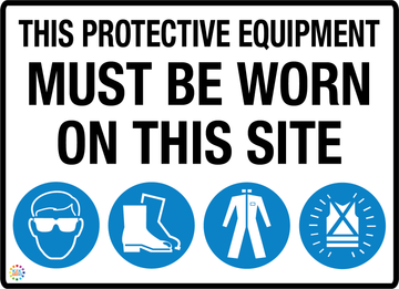 Wear Protective Equipments (Hard Hat, Safety Glasses, Gloves, and ...