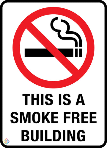 This is A Smoke Free Building Sign | K2K Signs Australia