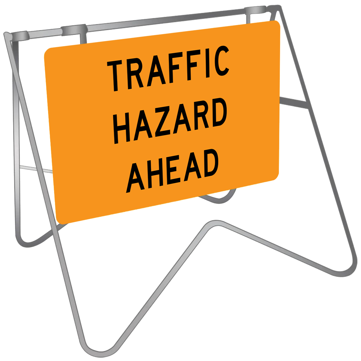 Traffic Hazard Ahead - Swing Stand & Sign | K2K Signs Australia