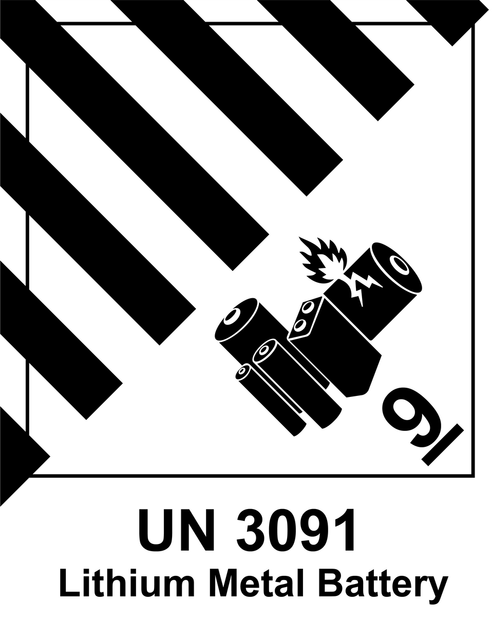 Lithium Metal Battery Mark Labels UN 3091 | K2K SIGNS – K2K Signs