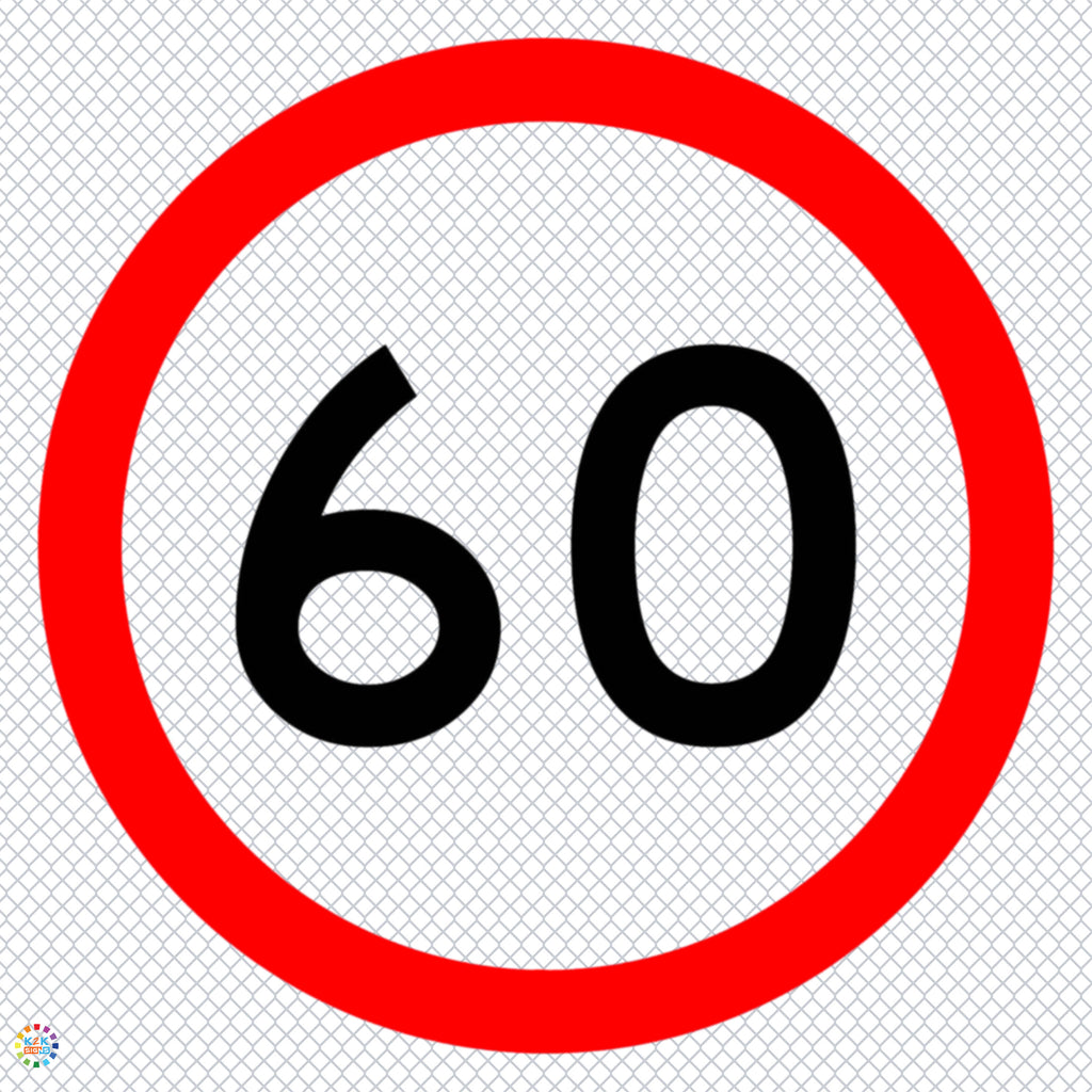 60KM Speed - Multi Message Temporary Road Traffic Signage | K2K Signs ...