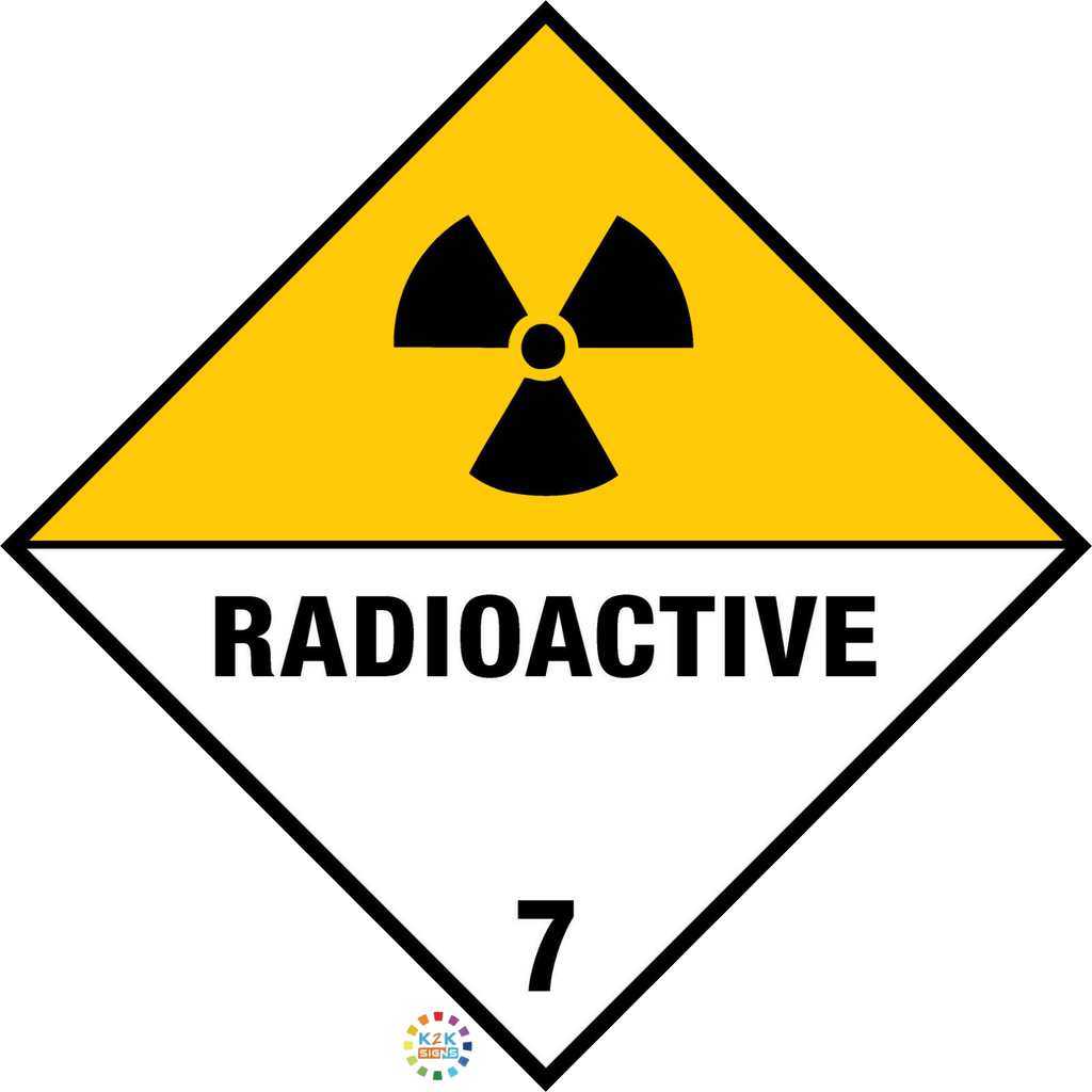 Class 7 Radioactive Sign | K2K Signs Australia