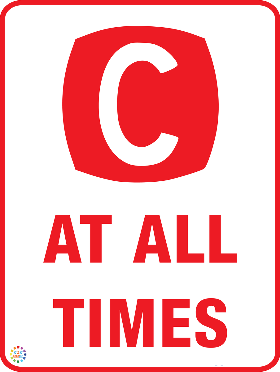 Clean At All Time Sign | K2K Signs Australia