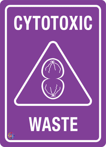 Cytotoxic Waste Hazchem Sign | K2K Signs Australia