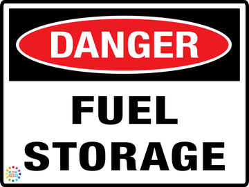 Danger Fuel Storage Sign | K2K Signs Australia
