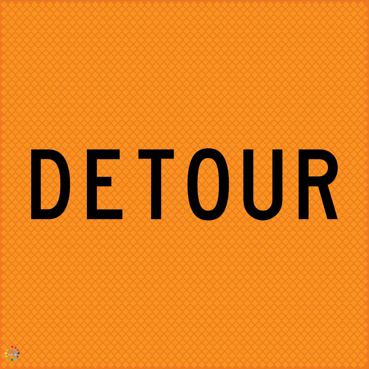 Detour - Multi Message Temporary Road Traffic Signage | K2K Signs Australia