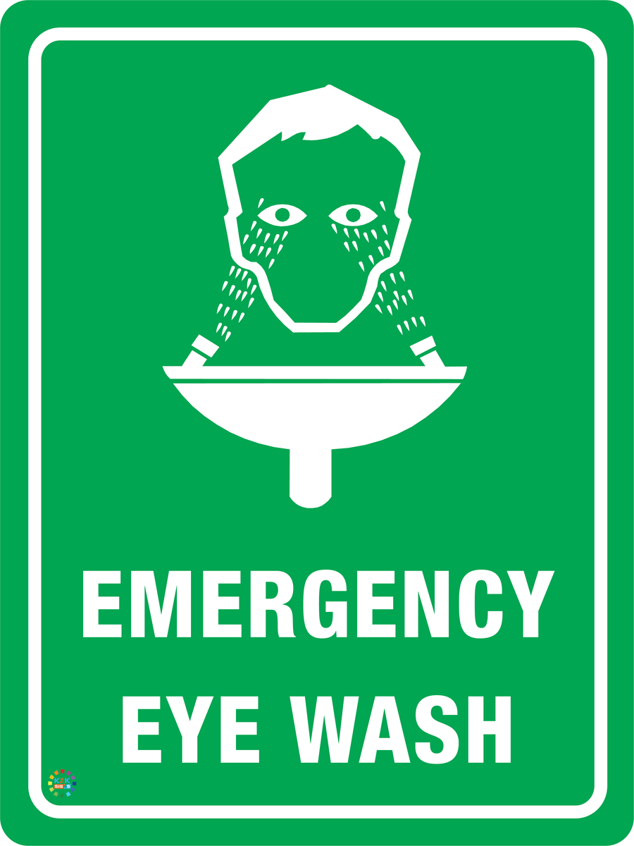 Emergency Eye Wash Sign – K2K Signs
