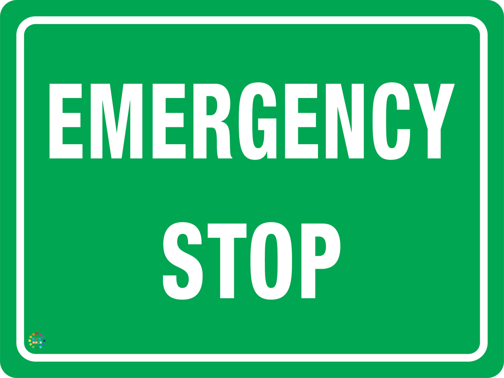 Emergency Stop Sign | K2K Signs Australia