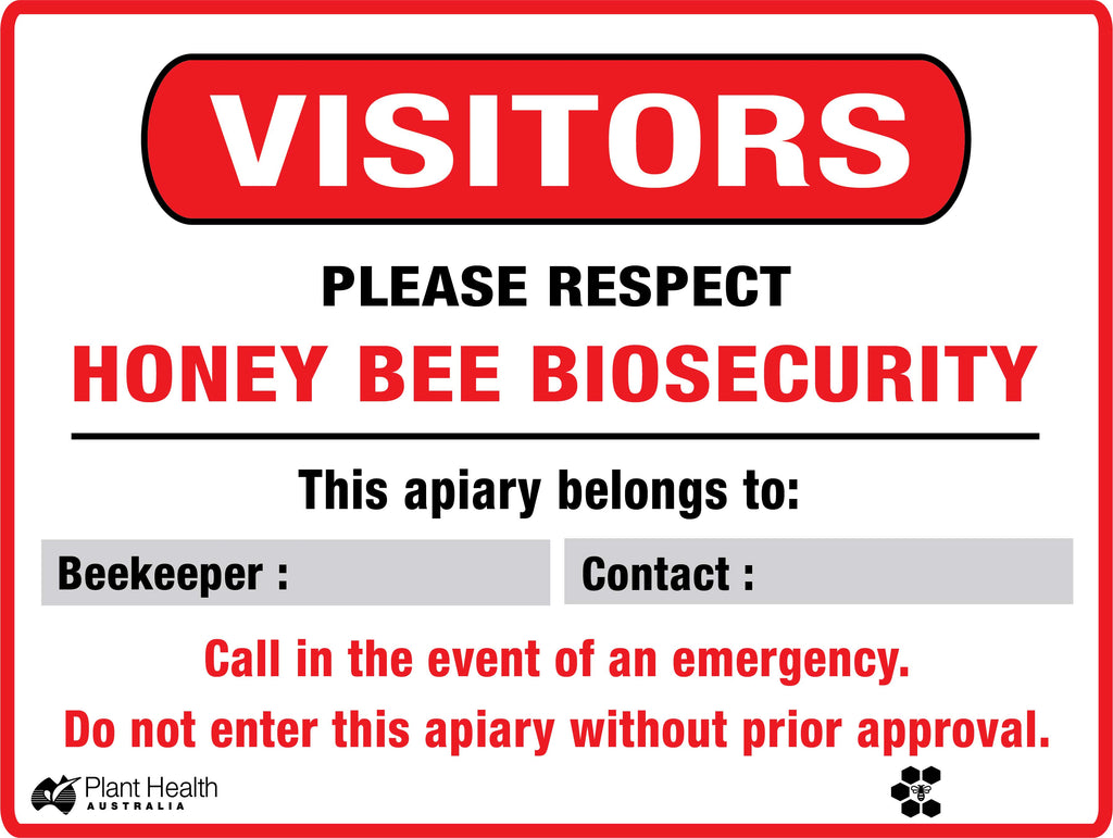 Farm Biosecurity Signs | K2K Signs Australia