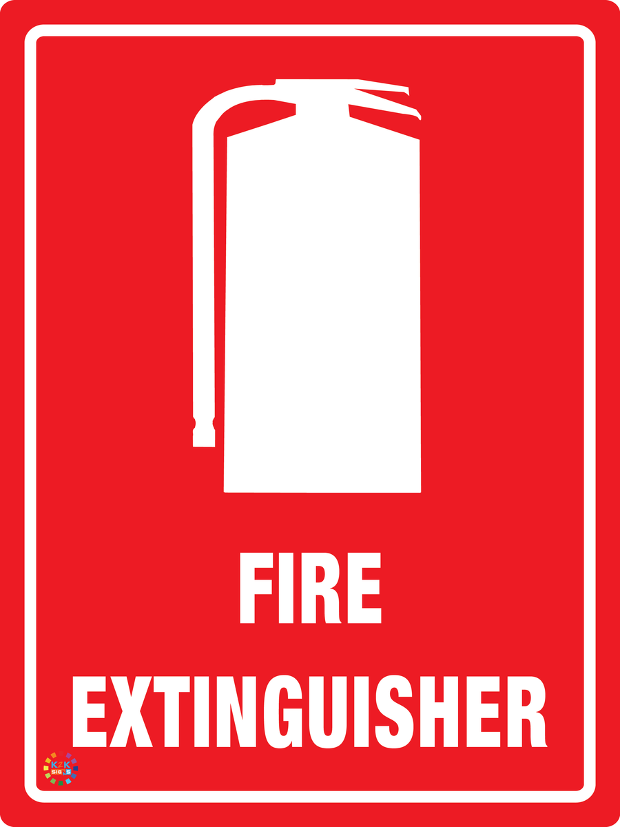 Fire Extinguisher Sign | K2K Signs Australia