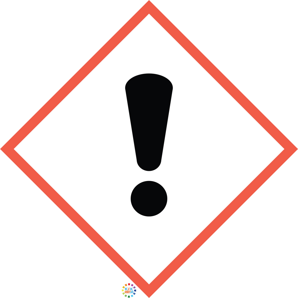 Health Hazard GHS Pictogram Hazard Warning Sign – K2K Signs