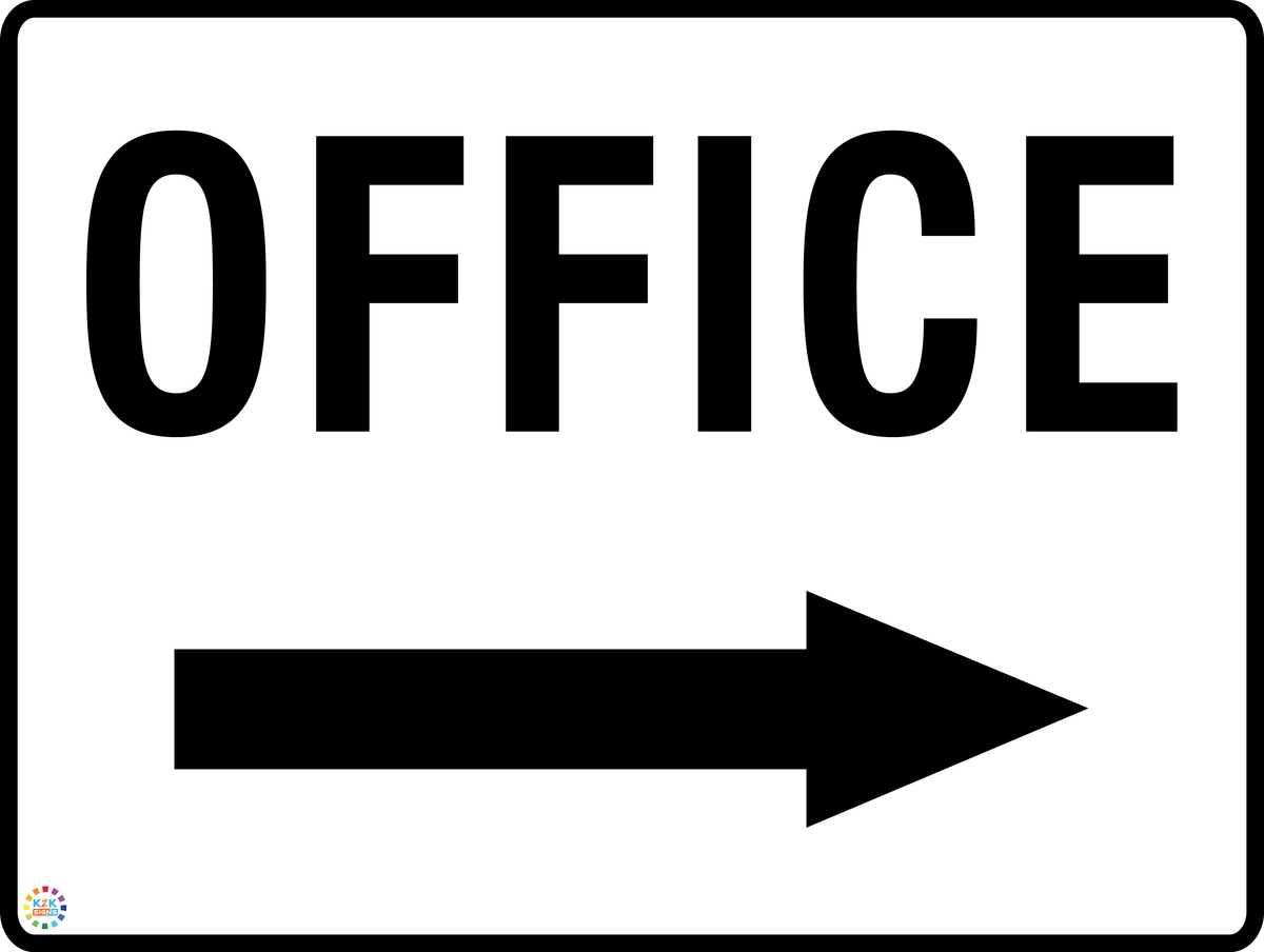 Office (Right Arrow) – K2K Signs