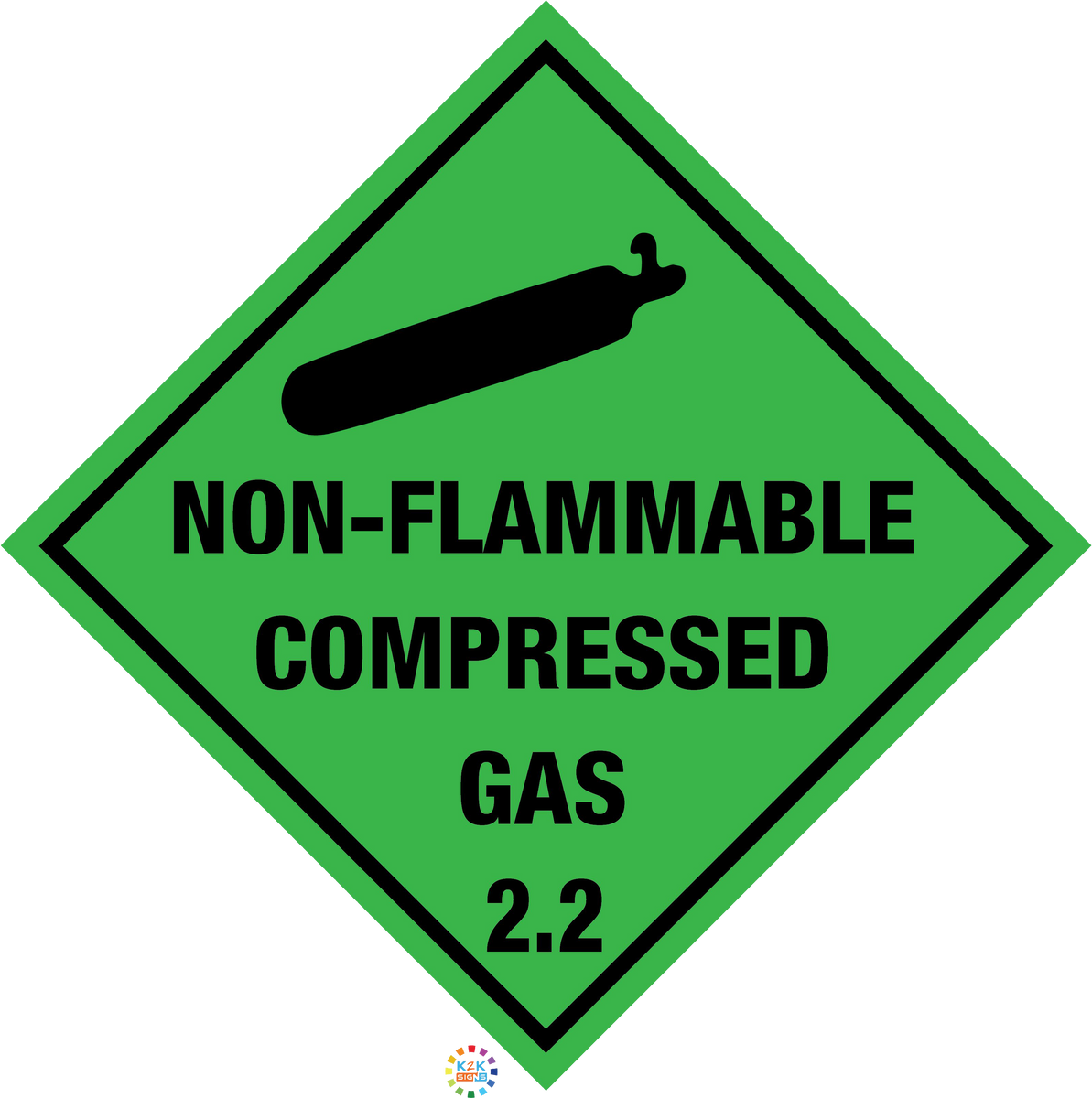 Class 2 Non Flammable Compressed Gas 2.2 – K2K Signs
